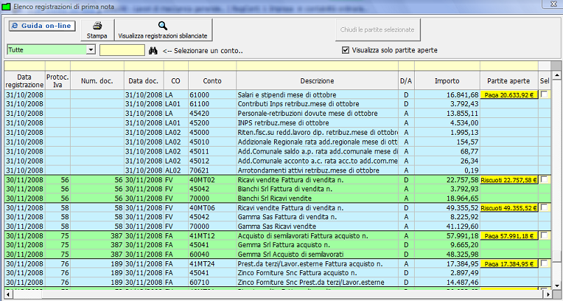 File Prima Nota Excel